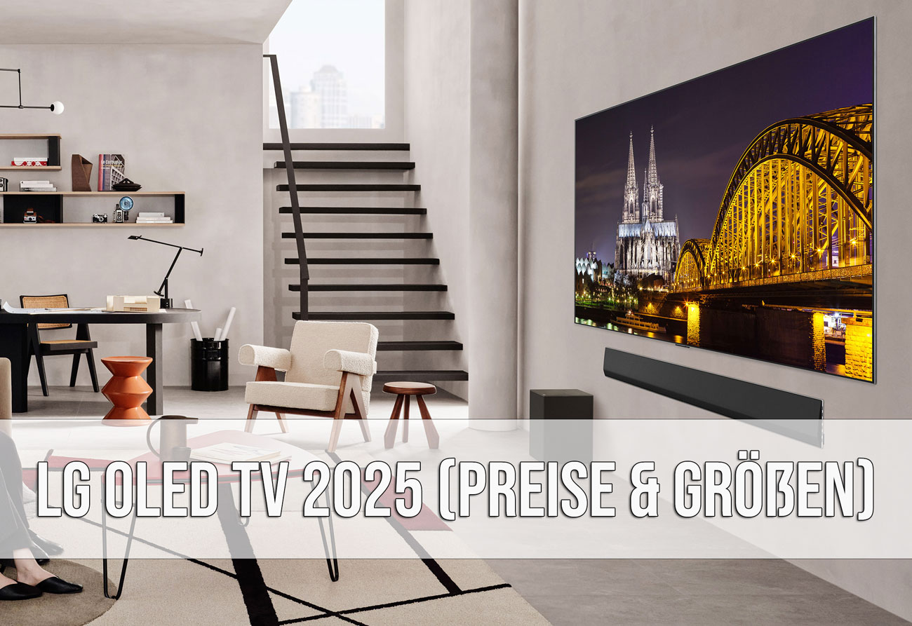 LG OLED 2025: B5, C5, G5 und M5 alle Features & Preise
